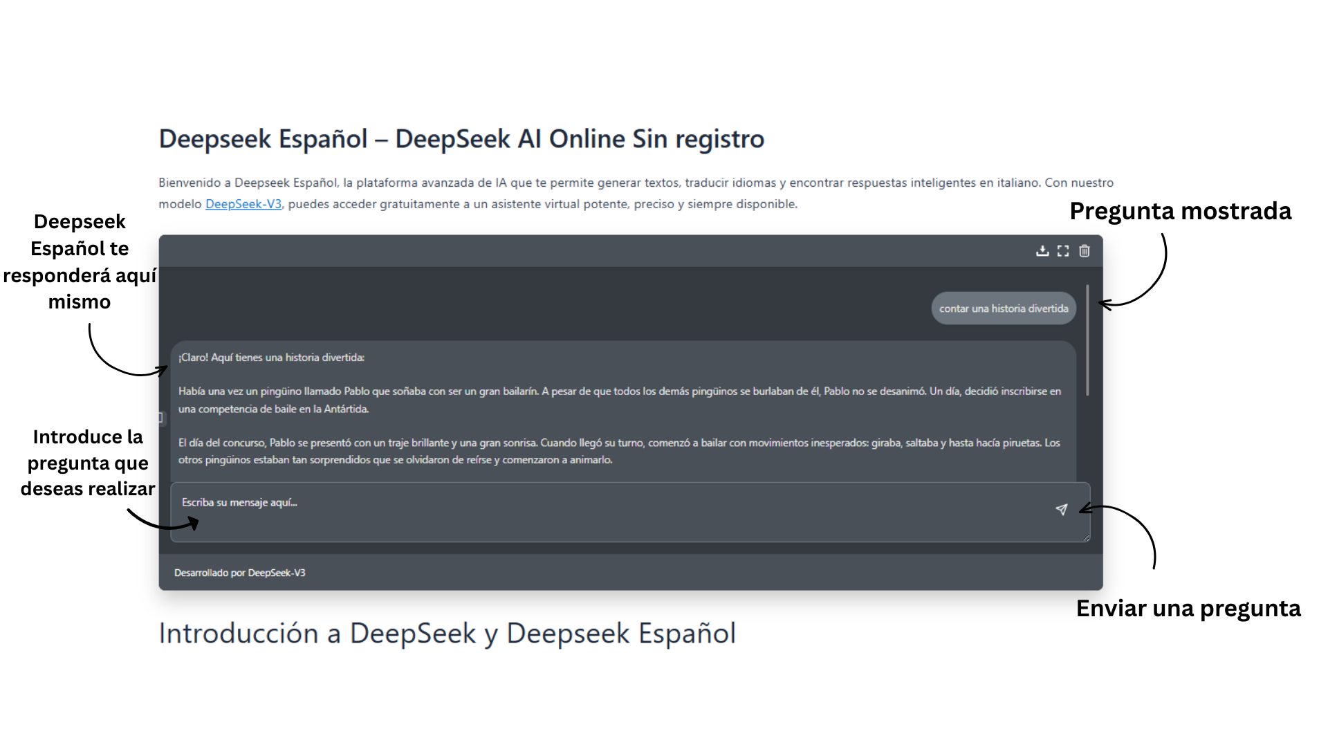 Deepseek Español - DeepSeek AI Online Sin registro